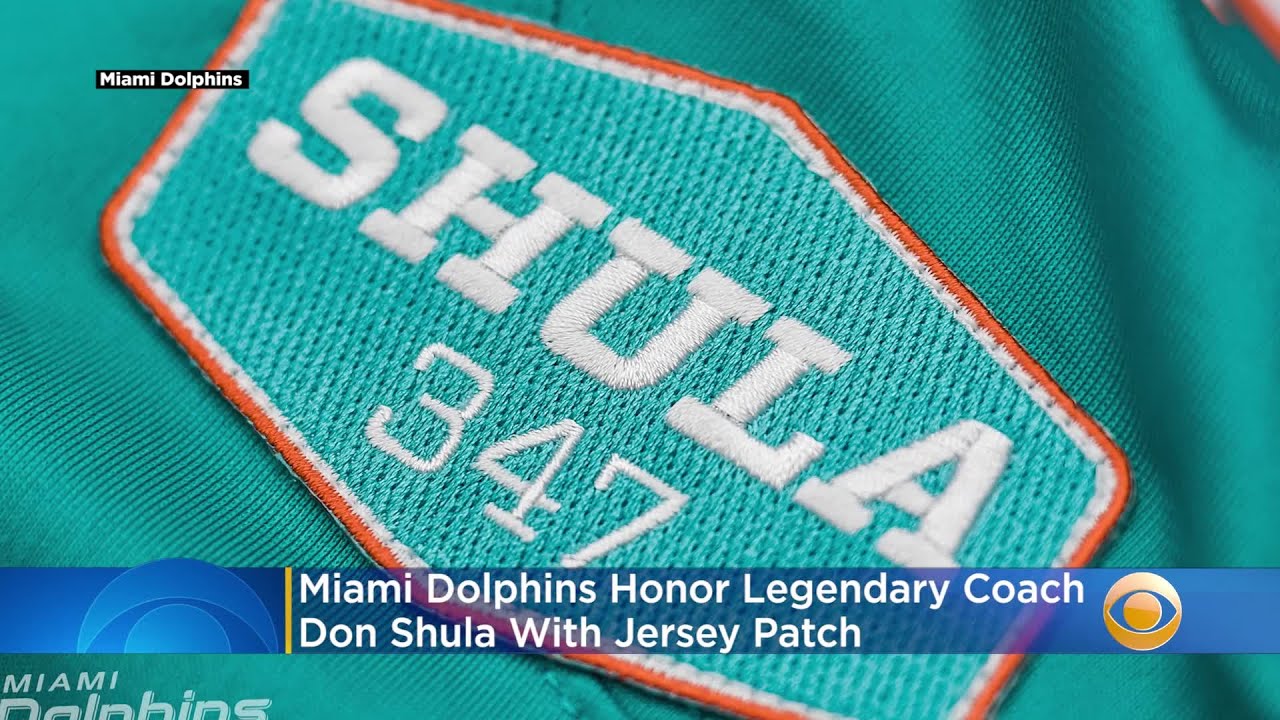 Miami Dolphins Honor Legendary Coach Don Shula With Jersey Patch - THE ...