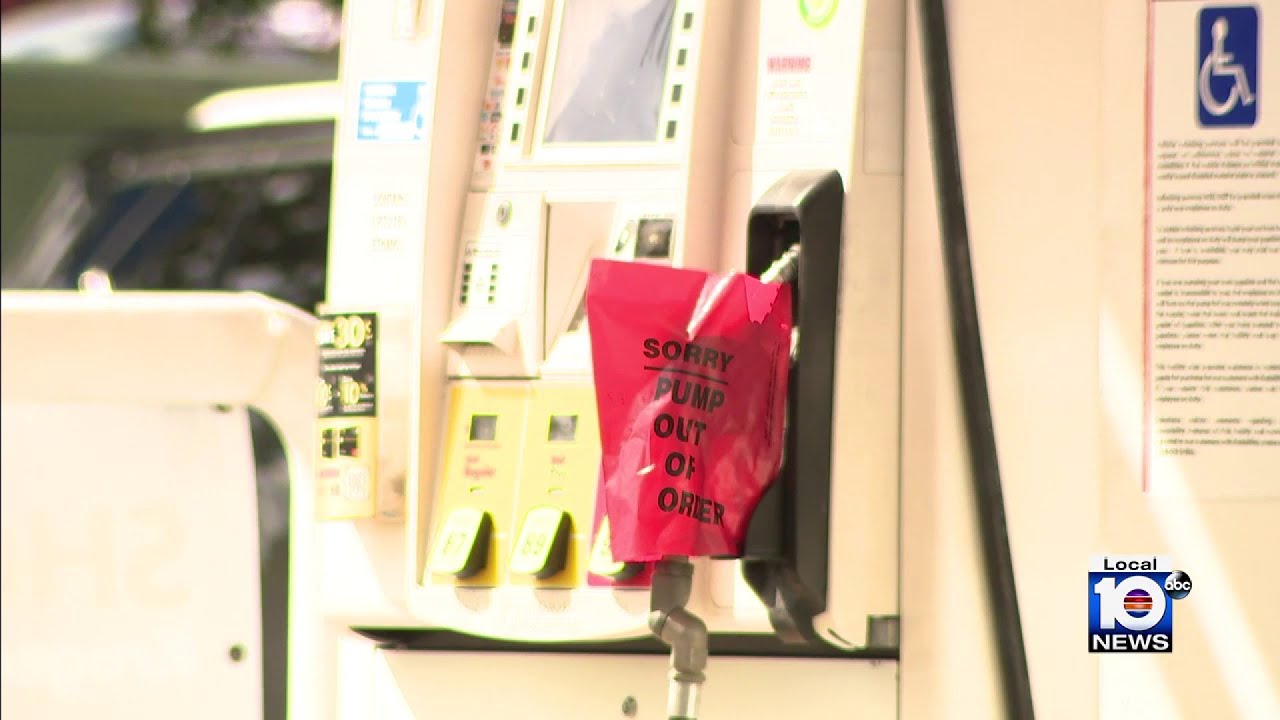 Gas stations across South Florida waiting to be refueled as flooding hinders deliveries - THE ...