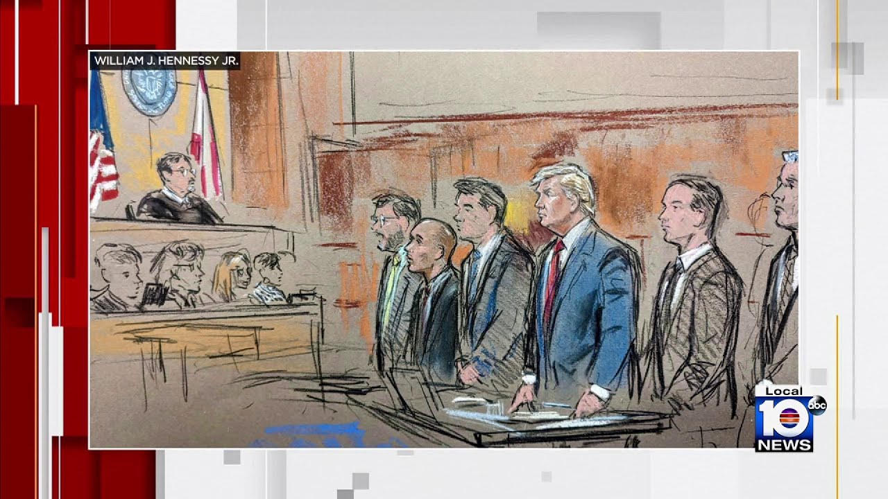 Trump makes historic appearance in Miami federal court - THE MIAMI ...