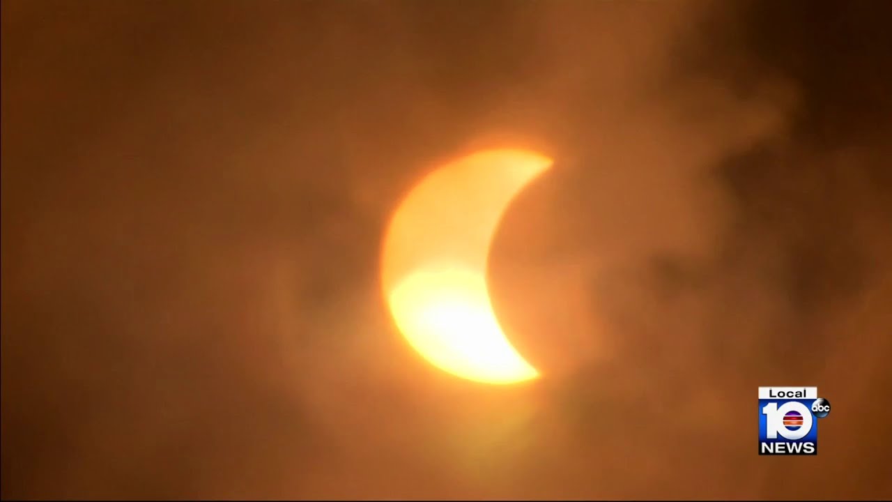 South Floridians enjoy views of rare solar eclipse - THE MIAMI METROPOLIS