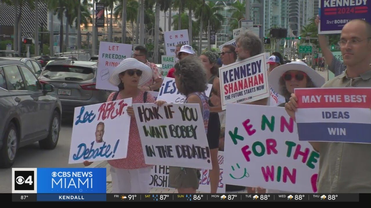 Rally held for RFK Jr. in downtown Miami - THE MIAMI METROPOLIS