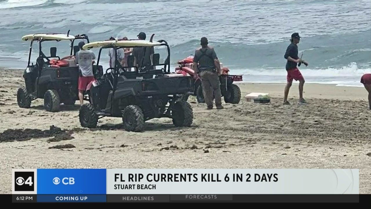 Rip currents kill 6 people in Florida over 2 days - THE MIAMI METROPOLIS
