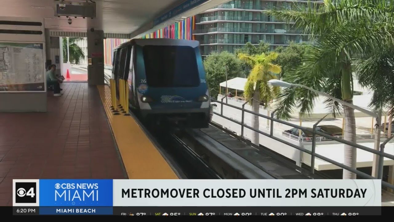 Miami-Dade Metromover stations temporarily closed for upgrades - THE ...