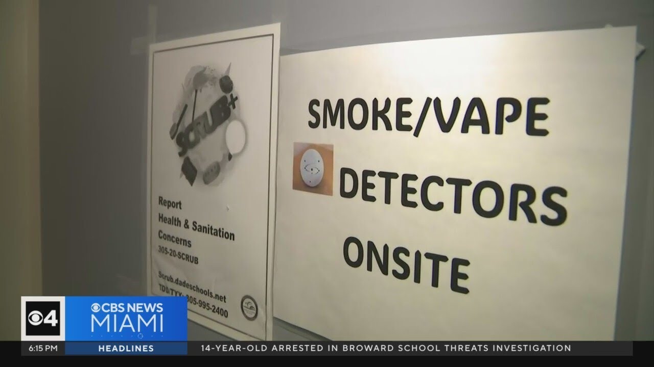 Vaping detectors installed at some South Florida high schools - THE ...