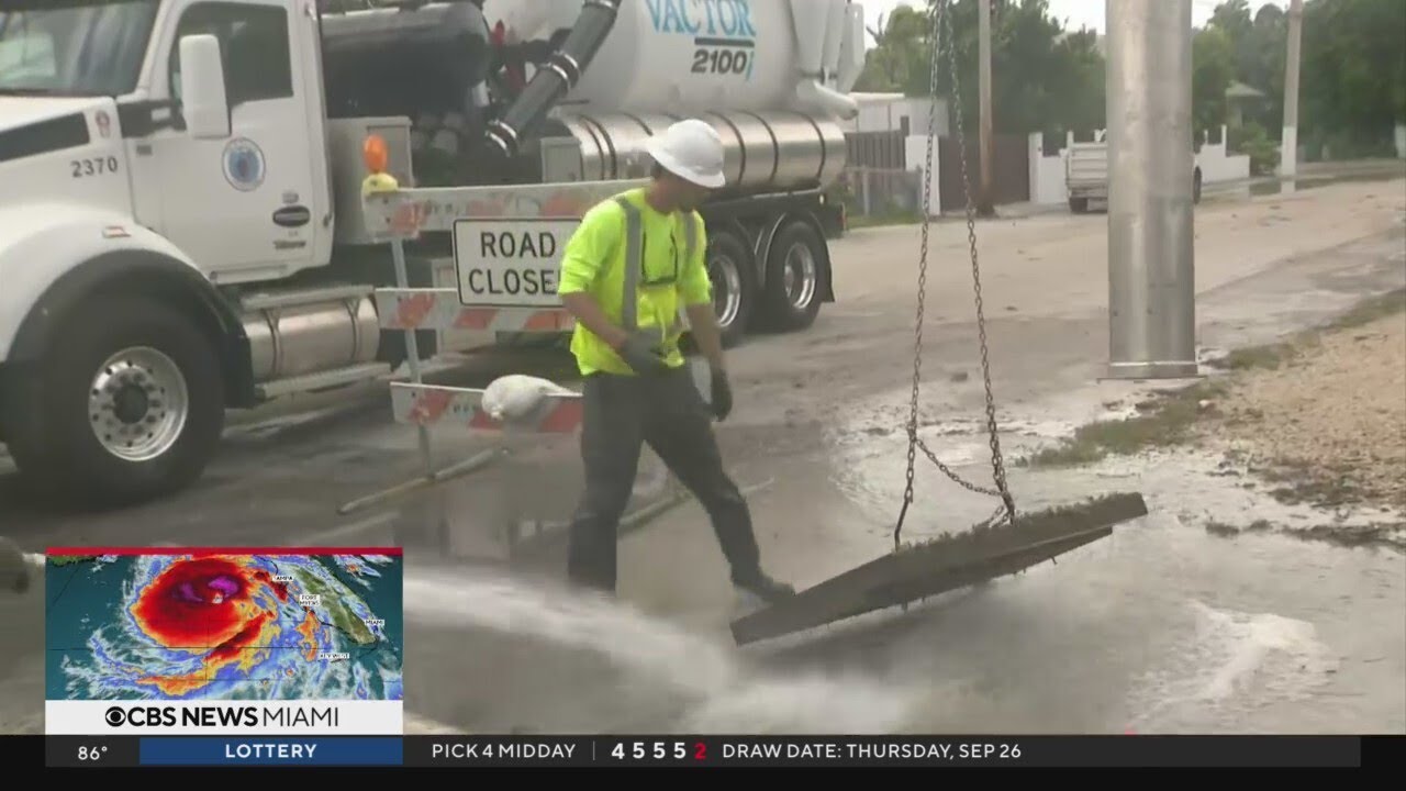 Streets turned into rivers as Hurricane Helene's rain bands brush ...