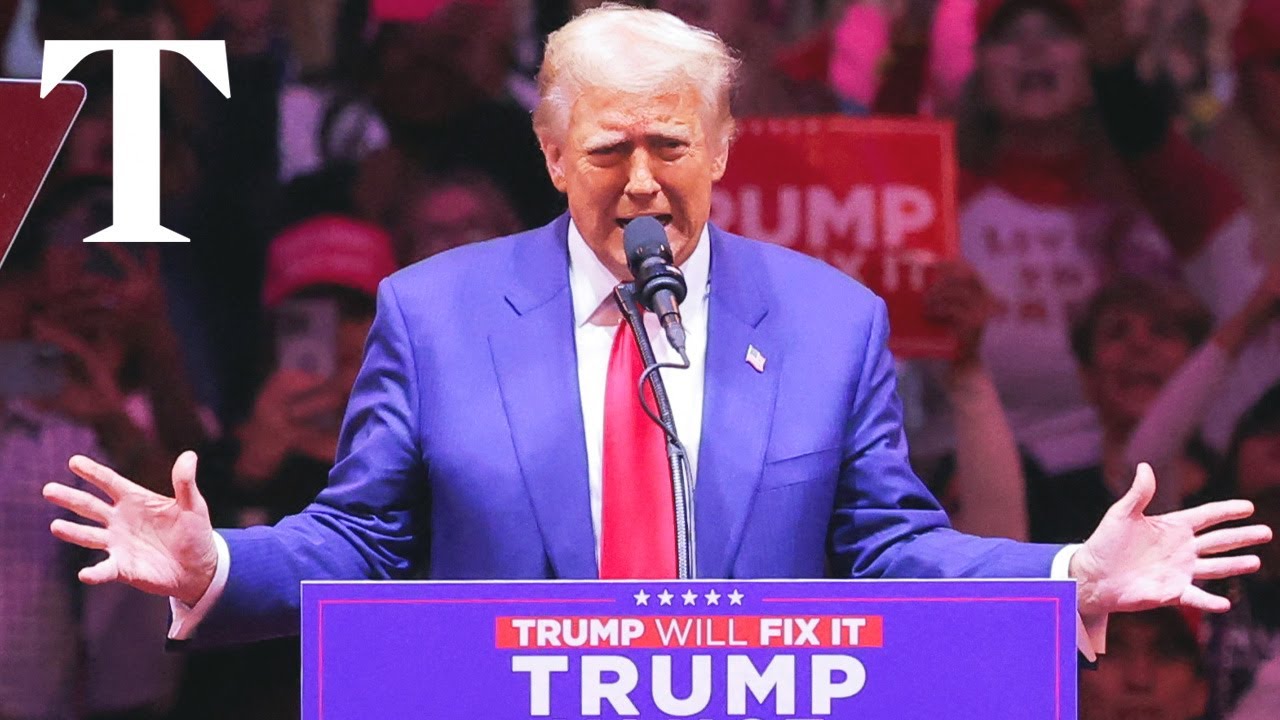 LIVE: Donald Trump takes over Madison Square Garden with MAGA rally ...