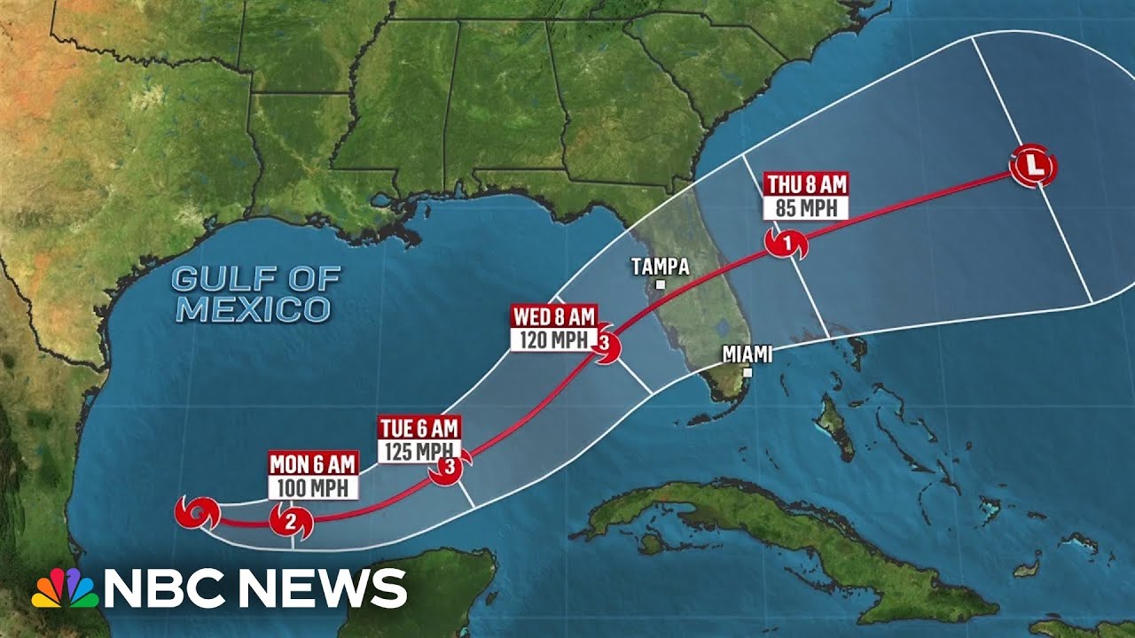 LIVE: Hurricane Milton tracker - THE MIAMI METROPOLIS