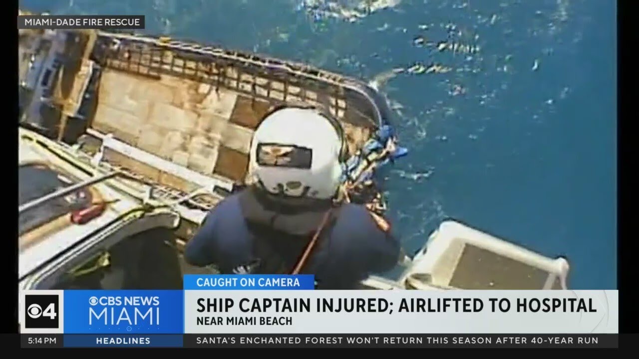 Ship's captain airlifted after fall Near Port Miami - THE MIAMI METROPOLIS