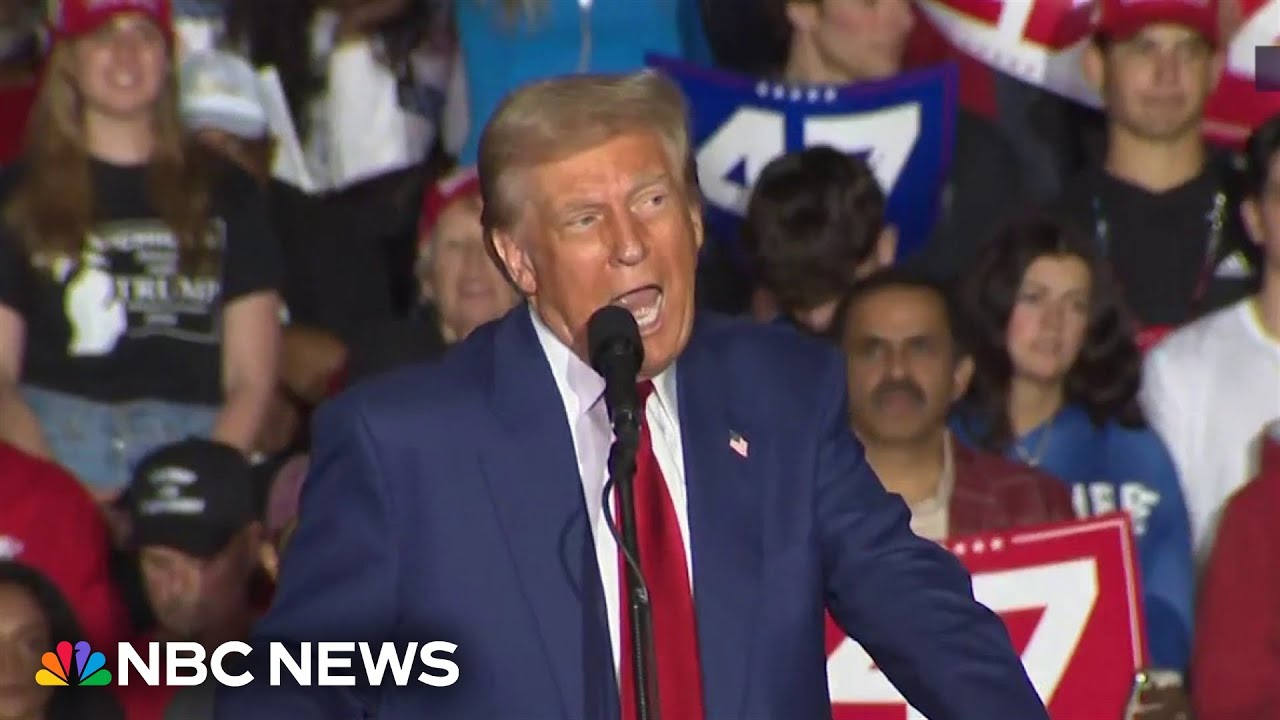 Trump rallies at Madison Square Garden as campaign enters final sprint ...