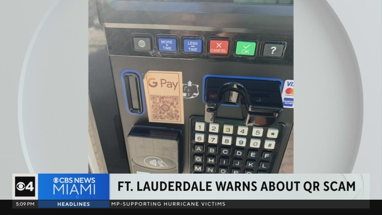 Scam alert: Fort Lauderdale warns about fake QR code stickers at city's ...