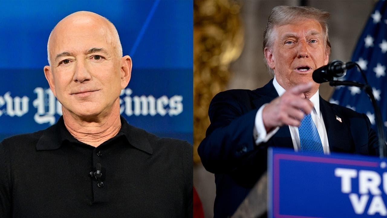 Jeff Bezos meeting with Trump at Mar-a-Lago - THE MIAMI METROPOLIS