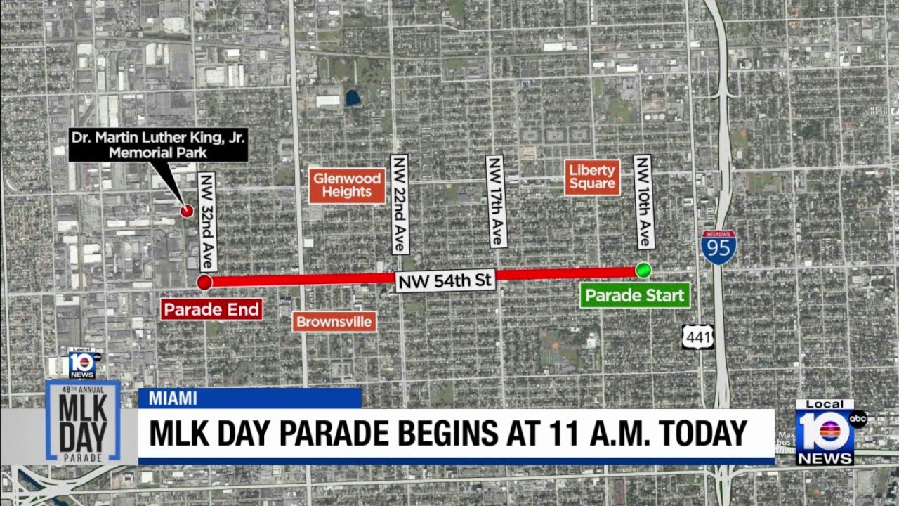 Annual MLK Day Parade leads to traffic closures - THE MIAMI METROPOLIS