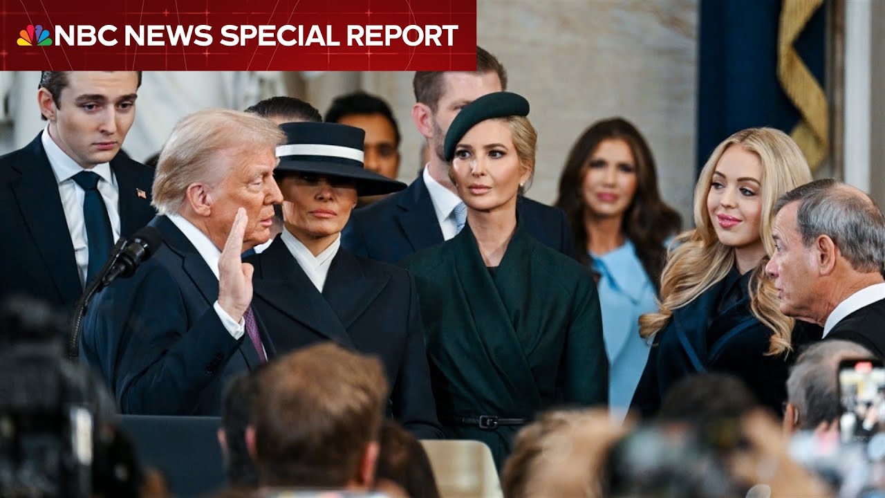 Full ceremony: Watch the inauguration of Donald Trump as the 47th U.S ...