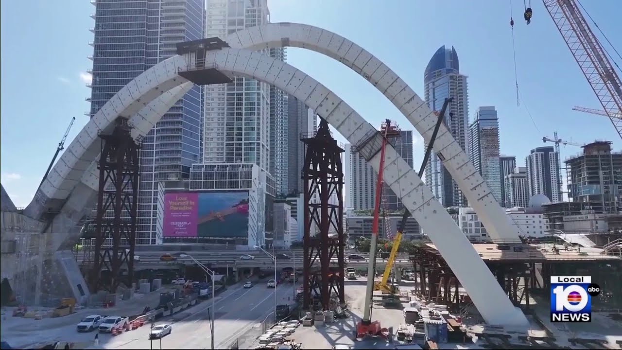 Latest on progress of 'Signature Bridge' project in downtown Miami ...