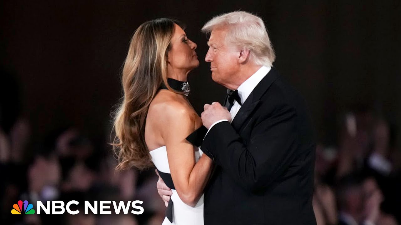 Trump, first lady share first dance at Commander in Chief Ball - THE MIAMI METROPOLIS