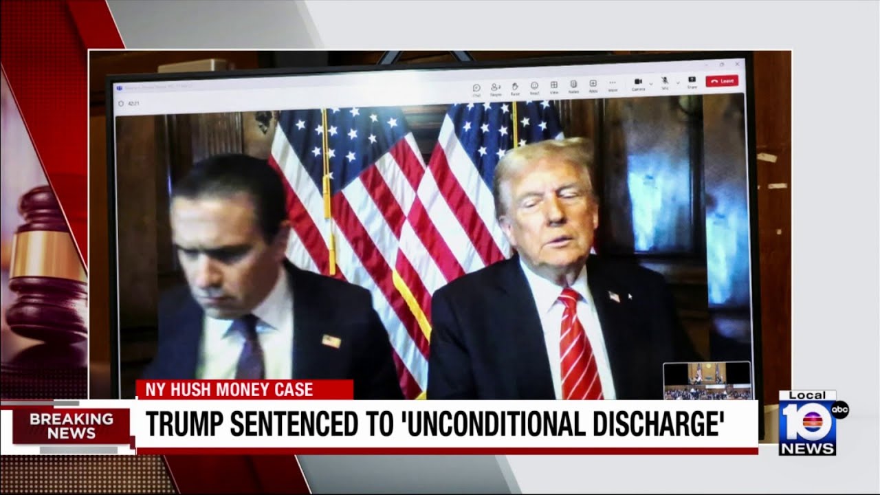 Trump sentenced to 'unconditional discharge' - THE MIAMI METROPOLIS