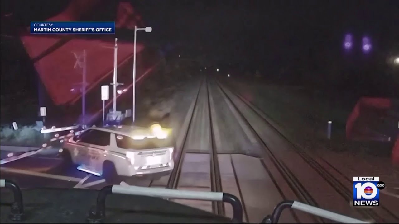 Freight train collides into deputy’s vehicle in Martin County - THE ...