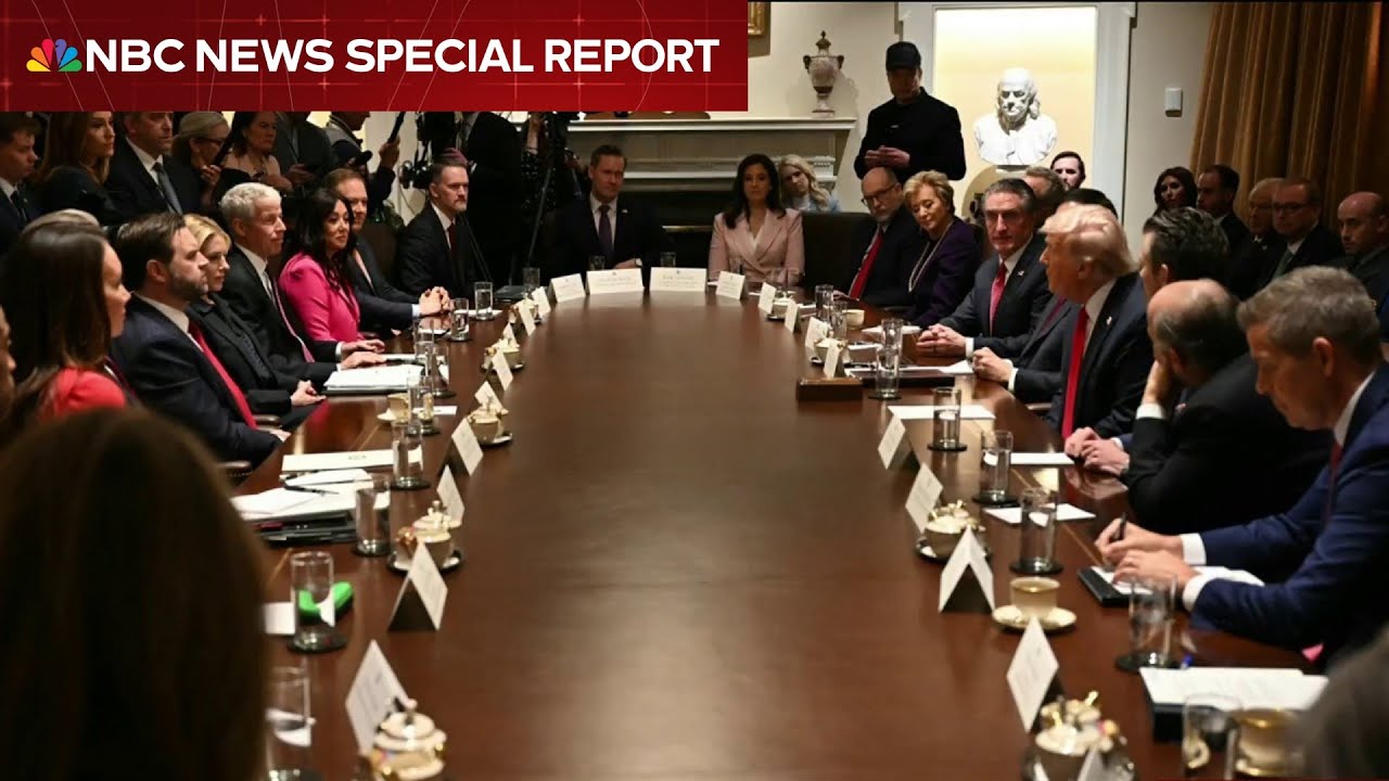 Special Report: Trump holds first Cabinet meeting - THE MIAMI METROPOLIS