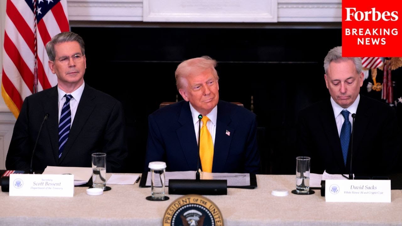 President Trump Delivers Remarks At White House Digital Assets Summit ...