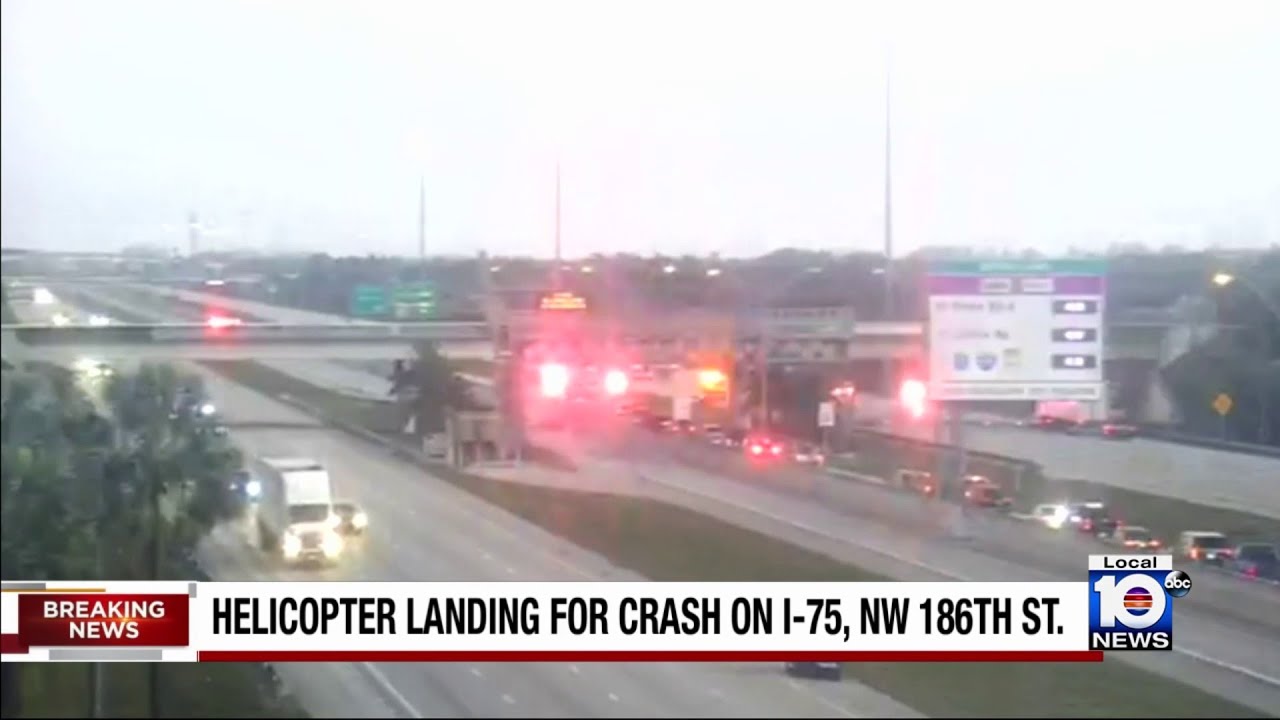 Rollover crash shuts down part of I-75 near Hialeah - THE MIAMI METROPOLIS