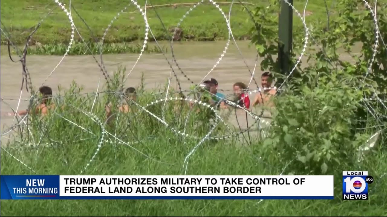 Trump grants military control over land along border - THE MIAMI METROPOLIS