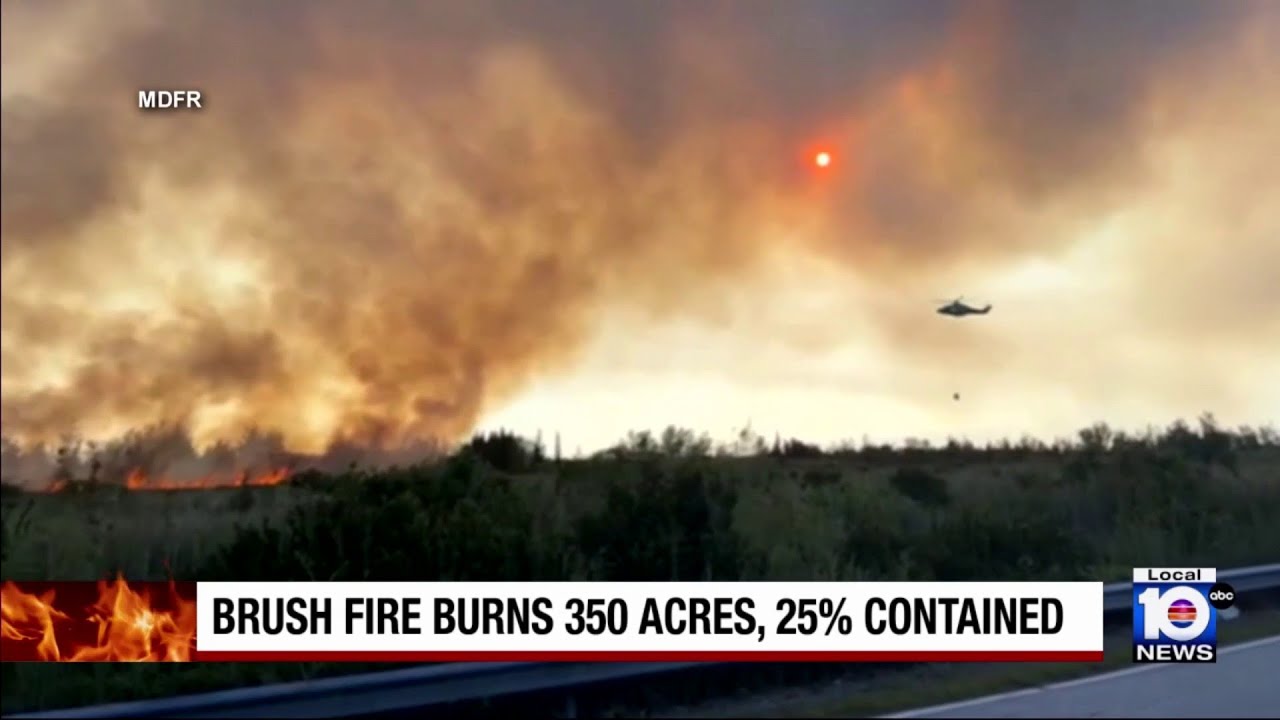 Card Sound Road remains closed due to brush fire - THE MIAMI METROPOLIS