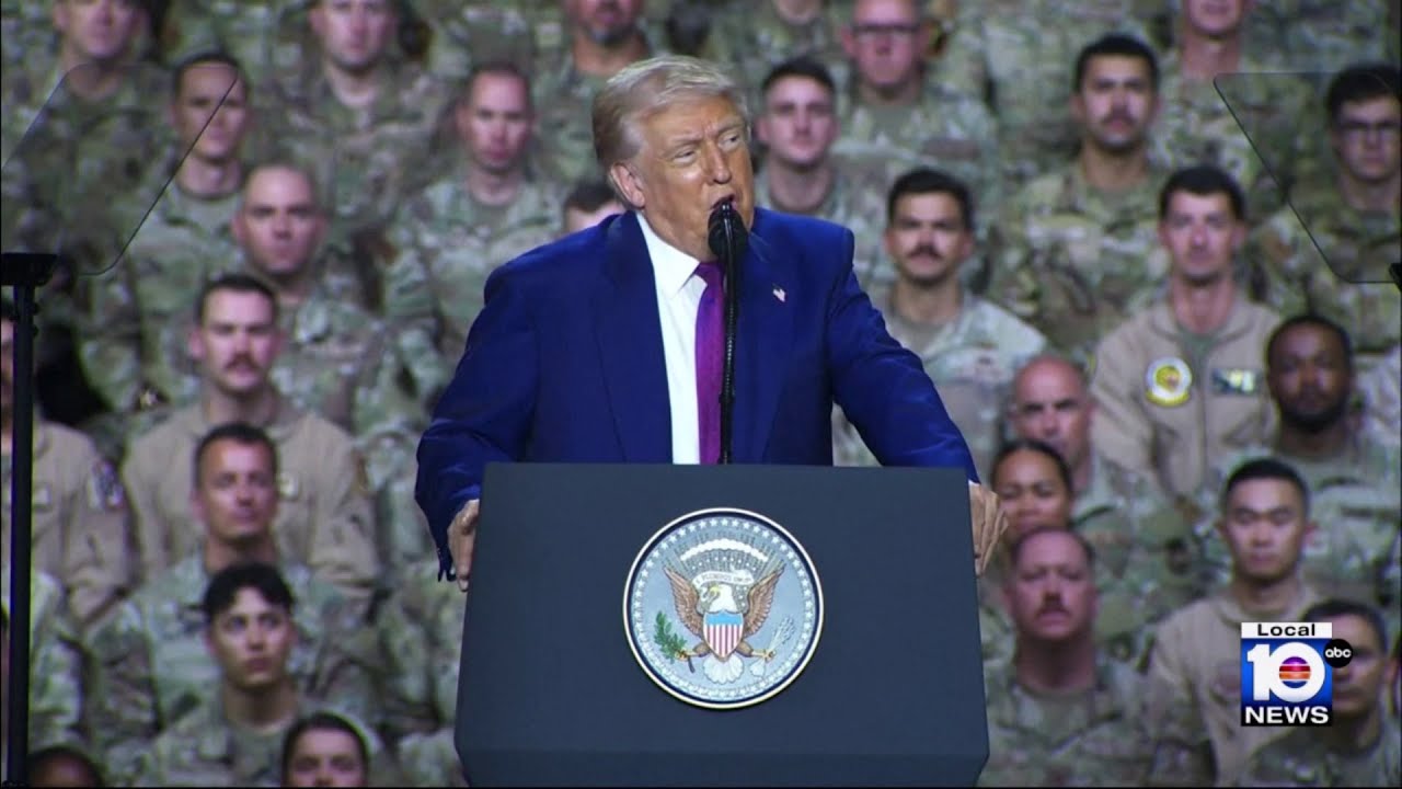 Trump addresses troops, visits UAE amid Middle East trip - THE MIAMI ...