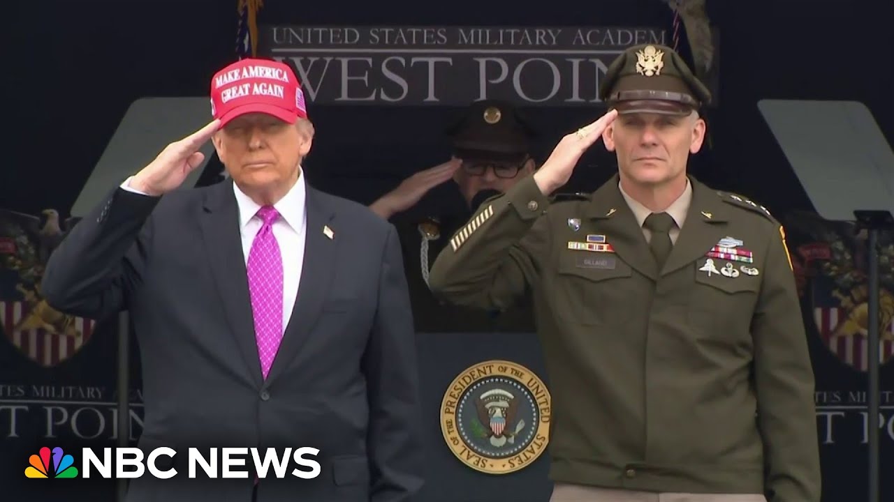 Trump delivers commencement address to West Point graduates - THE MIAMI ...