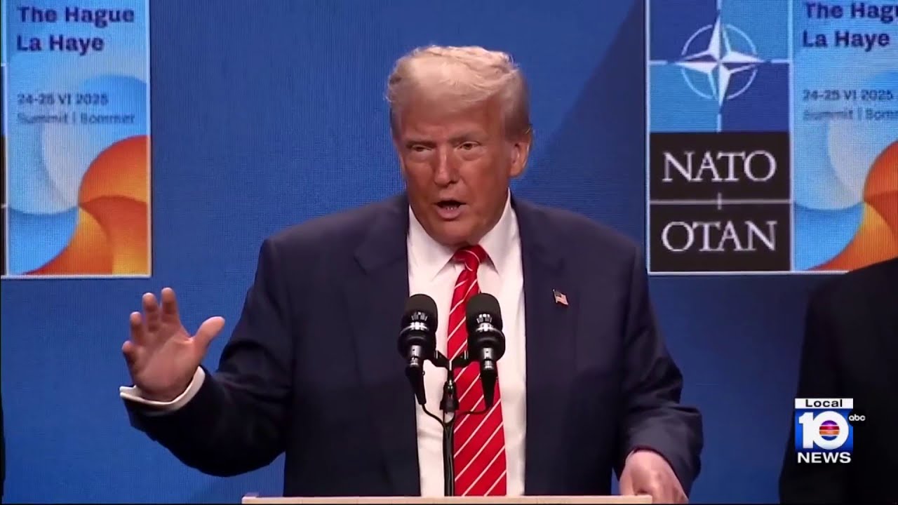 Trump speaks at NATO summit, defends Iran decision - THE MIAMI METROPOLIS