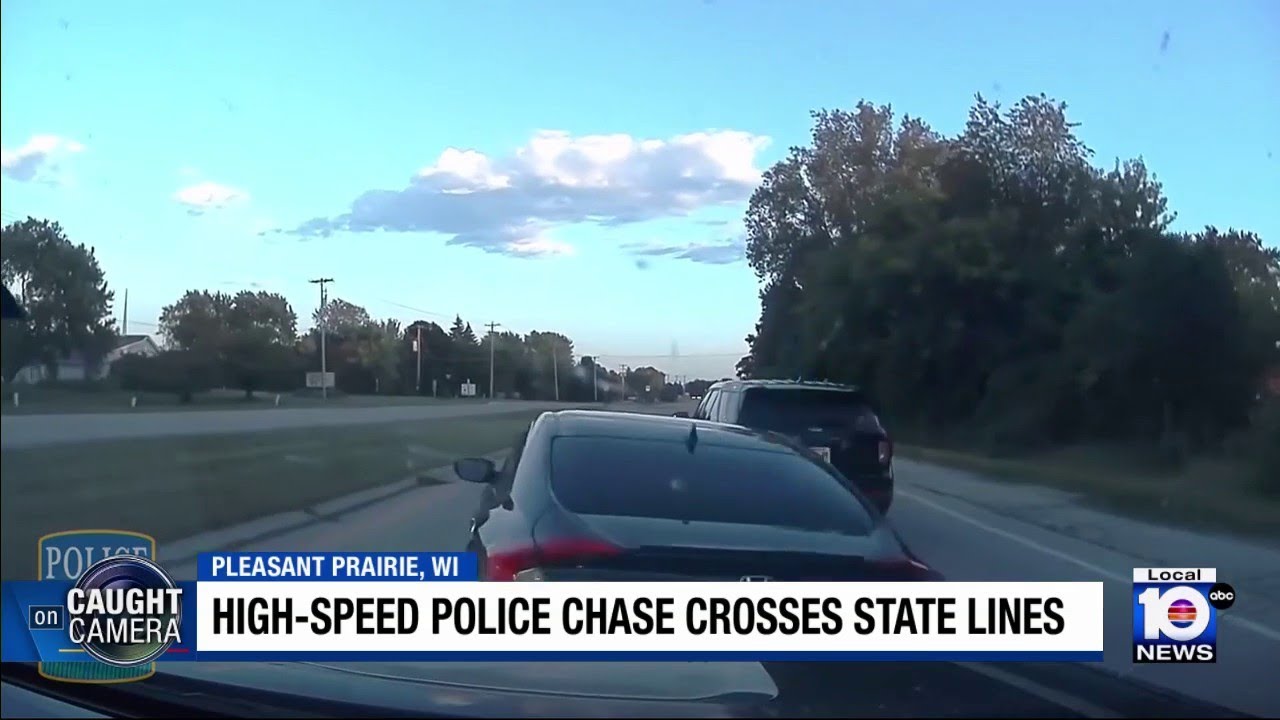 Driver arrested after high-speed chase goes through multiple states ...