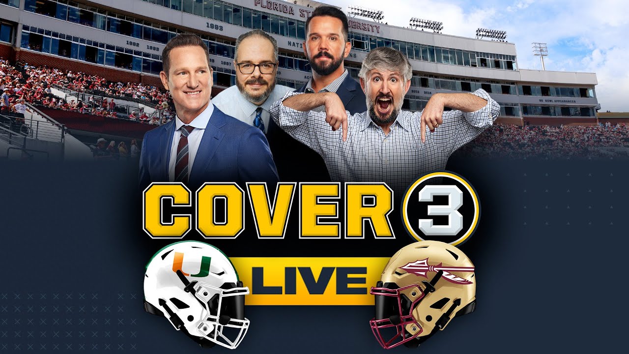 Florida State vs. Miami Mega Preview LIVE from Tallahassee I Cover 3 ...